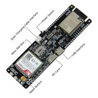 China LILYGO T-SIM7000G ESP32-WROVER-B 16MB IoT Board with 18650 Battery Holder Solar Charging for sale