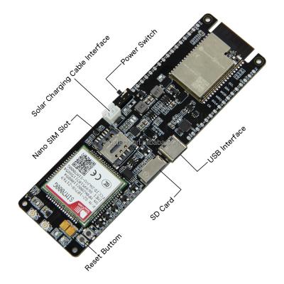 China LILYGO T-SIM7000G ESP32-WROVER-B 16MB IoT Board with 18650 Battery Holder Solar Charging for sale