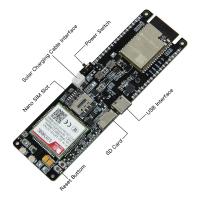 China LILYGO T-SIM7000G ESP32-WROVER-B 16MB IoT Board with 18650 Battery Holder Solar Charging for sale