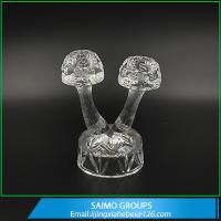 China SM-1384-0 3 Arm Mushroom Shape Long Stemmed Candle Holder for sale