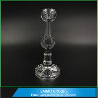 China SM-10285-0 Customized Long-stemmed Handmade Glass Candlestand Candel Holders for sale