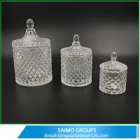 China SM-8850-0 Cylinder Crystal Glass Candle Jars - 40 Day Production, Custom Colors & OEM Options for sale