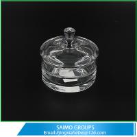 China SM-11051-0 Hand Made Glass Candy Bowl With Lid - 8.0cm Diameter, 280g Weight - Custom Colors Available for sale