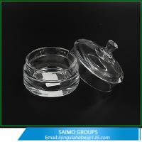 China SM-11051-0 Hand Made Glass Candy Bowl With Lid - 8.0cm Diameter, 280g Weight - Custom Colors Available for sale
