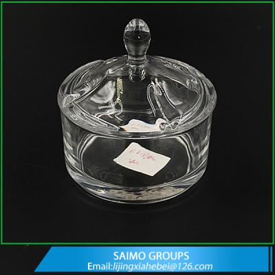 China SM-12326-0 Crystal Glass Sugar Bowl With Lid - Clear & Custom Colors - 40 Day Delivery for sale