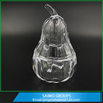 China Gourd Wedding Glass Jar with Lid for Candy Buffet SM-3565-0 Clear 7-Day Sample for sale