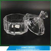 China Crystal Glass Soga Marrielle Small Canister 11.5cm x 13.5cm SM-6461-0 for sale