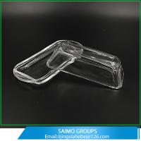 China SM-0448-0 Clear Rectangle Libbey Style Glass Butter Dish for sale