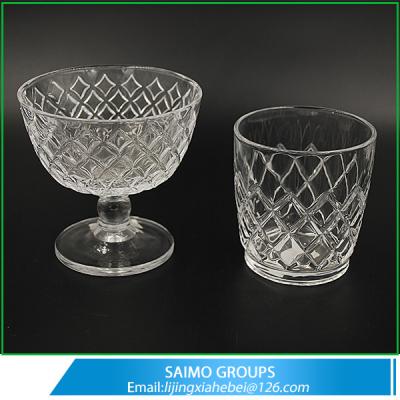 China Embossed Whisky Glass Crystal DOF Tumbler Glasses SMG Model - Custom Colors, 7-Day Samples, 40-Day Production for sale