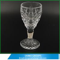 China Hand Pressed Engraved Crystal Wedding Champagne Cup SMG Model - 40 Day Production, Custom Colors for sale