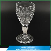 China Hand Pressed Engraved Crystal Wedding Champagne Cup SMG Model - 40 Day Production, Custom Colors for sale