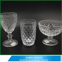 China Belmont Pineapple Emboss CrystalClear Champagne Glass SMG - 40 Day Production with Custom Color Options for sale