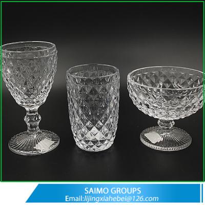 China Belmont Pineapple Emboss CrystalClear Champagne Glass SMG - 40 Day Production with Custom Color Options for sale
