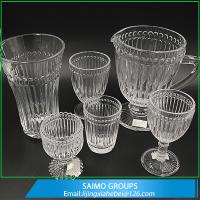China Christmas Crystal Clear Dessert Cup with Dot Rim - SMG Model Tempered Glassware with 7-Day Samples and 40-Day Production for sale