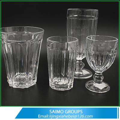 China Lead Free Crystal Glass Tumbler SMG Model - Custom Colors & OEM Options with 40-Day Delivery for sale
