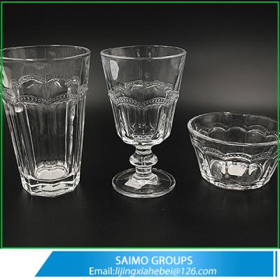 China Wholesale Clear Crystal Drinking Glasses Set DOF Tumbler Goblet 7oz 250ml for sale