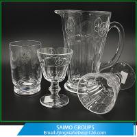 China Wholesale Fruit Juice Glass Cup 300ml Clear Drinking Glassware OEM Custom for sale