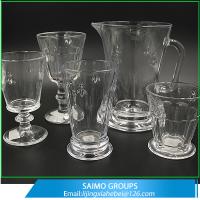 China Honeybee Bee Emboss Hand Press Crystal Clear Drinking Glass Pitcher Cup Set for sale