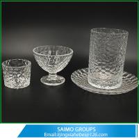China Old Fashioned Glass Wine Tumbler 300ml Handmade Clear Glass Cup for Bar Home for sale