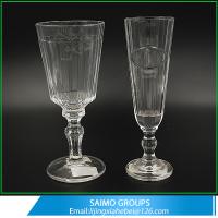 China Wholesale Handmade Clear Champagne Glass 230ml Wedding Use Customizable for sale