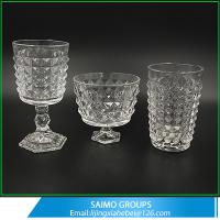 China Clear Glass Tumbler 300ml Drinking Cup for Tableware OEM Customizable Bulk Order for sale