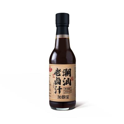 China Add kitchen treasure Chaoshan old marinade glass bottle old marinade marinated duck goose meat sauce beef marinade family 255ml for sale