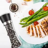 China Sea salt Black peppercorns ground Mixed seasonings Lemon Parsley garlic salt Western steak seasoning Ground pepper for sale