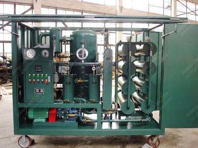 China 1800-18000L/H Vacuum Transformer Oil Purification And Regeneration Plant for sale