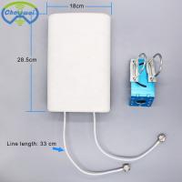 China 698MHz 4G Mimo Lte Directional High Gain Panel Antenna Vertical 8dBi for sale