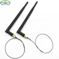 China 2500MHz 4dBi Omni Wifi Antenna IPEX MHF1 To RP SMA Female Wireless Antenna for sale
