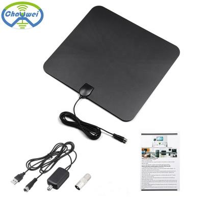 China Active Amplified Clear Digital HDTV Antenna 174MHz 50 Miles Horizontal for sale