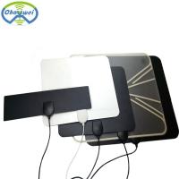 China Active Amplified Clear Digital HDTV Antenna 174MHz 50 Miles Horizontal for sale