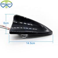 China Black Color SUV Car Aerial Antenna Shark Fin 28dbi 174MHz RHCP Polarization for sale