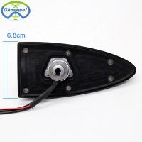 China Black Color SUV Car Aerial Antenna Shark Fin 28dbi 174MHz RHCP Polarization for sale