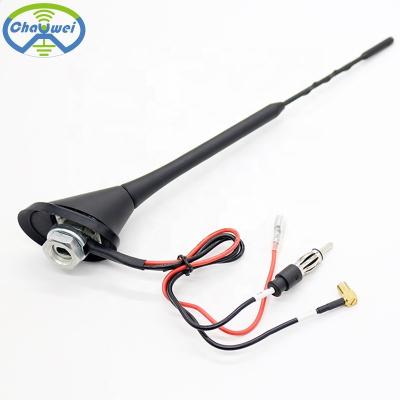 China AM FM DAB Digital Radio Car Amplified Antenna 174MHz 20dBi With SMB Connector for sale