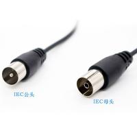 China IEC Male To Female Connector RF Cable Assemblies Flexible Coaxial Cable 1GHz for sale