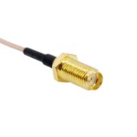 China RG178  Coaxial Cables SMA Antenna Feeder RF Cable Assemblies Female Connector To IPEX Coaxial Type for sale
