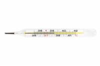 China Lightweight Oral Mercury Thermometer , Medical Glass Mercury Thermometer for sale