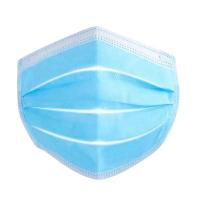 China Blue Color Disposable Earloop Face Mask Hypoallergenic High Filtration Capacity for sale