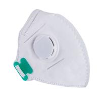 China Head Wearing Foldable Ffp2 Mask With Exhalation Valve / Nose Foam Cushion for sale