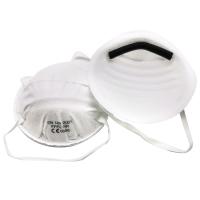 China Multi Layered Disposable Dust Mask , Cupped Face Mask Nose Bridge Design for sale