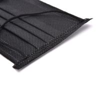 China 3 Layer Black Surgical Face Mask , Black Earloop Mask For Bad Weather / Building Site for sale