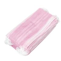 China Earloop Disposable Face Mask Pink Color Wind / Sunlight Prevent Skin Friendly for sale