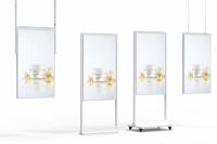 China 65 Inch Double Sided Digital Signage Display Outdoor Ultra Thin Frame for sale