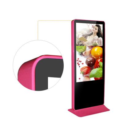 China 55 Inch Free Standing Digital Signage 4g / Wifi Network Support Optional Color for sale