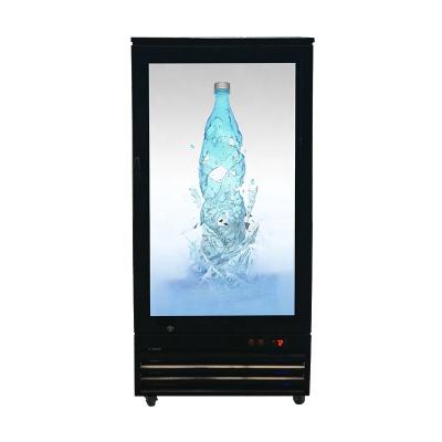 China 44 Inch Transparent Lcd Refrigerator , Vending Machine With Lcd Screen for sale