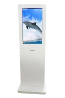 China 58mm Thermal Printer Queue Management Kiosk With 27/ 32 Inch Windows Os Touch Screen for sale