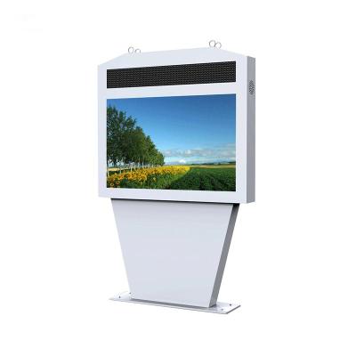 China 65 Inch Android Touch Screen Kiosk High Brightness Dust Resistant Energy Saving for sale