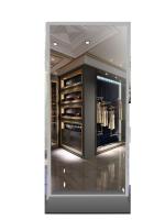 China Shockproof Android Digital Signage , High Transparent Tempered Glass Magic Mirror Kiosk for sale