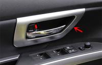 China Chromed Auto Interior Trim Parts For SUZUKI S-cross 2014 , Interior Door Handle Frame for sale